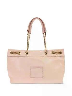 Marc Jacobs Embossed-logo Chain-strap Tote Bag