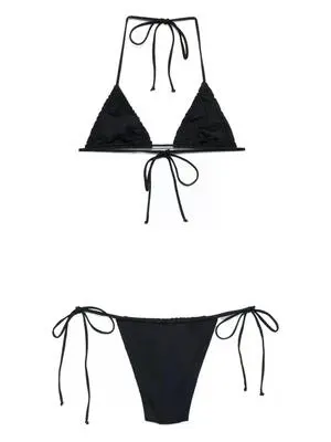 MC2 SAINT BARTH Nilly Triangle Bikini - Black