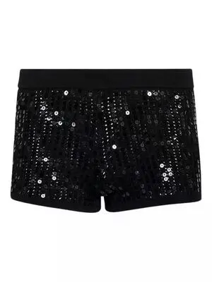 David Koma Sequin-embellished Shorts