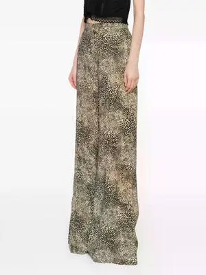 Elie Saab Printed Palazzo Pants