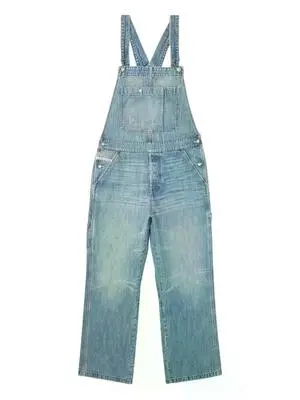 DIESEL® Denim Pocket Dungarees - Blue