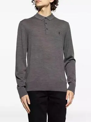 ALLSAINTS Logo-embroidered Polo Shirt
