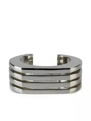 PARTS OF FOUR Sterling Crescent Plane Bracelet - Silver