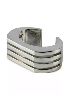 PARTS OF FOUR Sterling Crescent Plane Bracelet - Silver