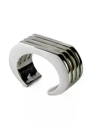 PARTS OF FOUR Sterling Crescent Plane Bracelet - Silver