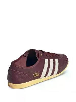 Adidas Japan Decon Three-stripe Leather Sneakers - Red