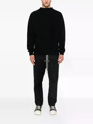 Rick Owens Mock Neck Long Sleeve Sweater