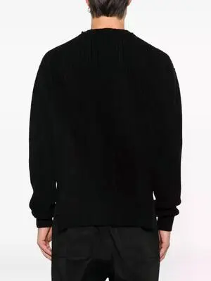 Rick Owens Mock Neck Long Sleeve Sweater