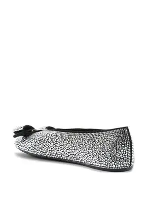 FERRAGAMO Crystal-embellished Ballet Flats