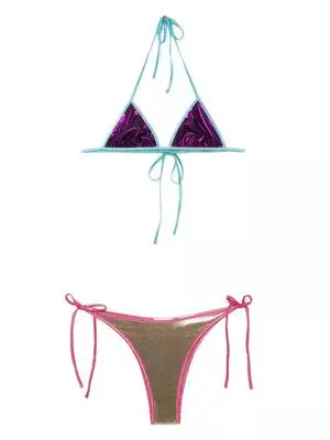 Oseree Triangle Bikini - Blue
