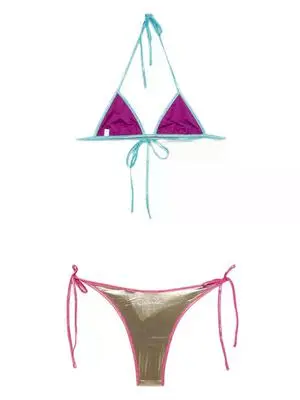 Oseree Triangle Bikini - Blue