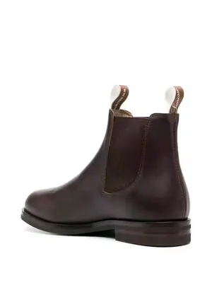 SCAROSSO William Iii Leather Chelsea Boots