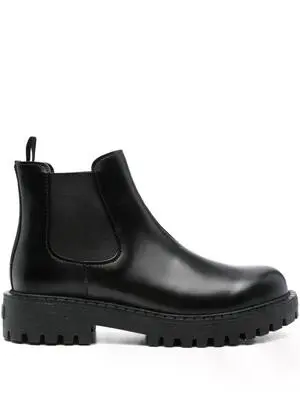 Prada 45mm Leather Chelsea Boots