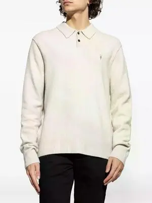 ALLSAINTS Embroidered Polo Shirt
