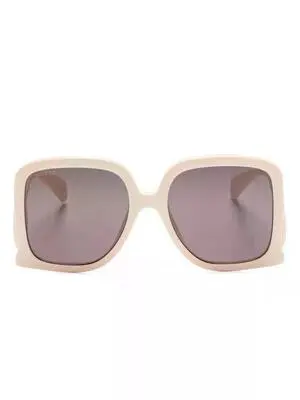 Gucci Oversized Frame Sunglasses - Neutrals