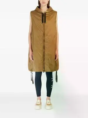 Max Mara Sleeveless Puffer Jacket - Brown