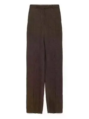Max Mara Linen High-waisted Trousers