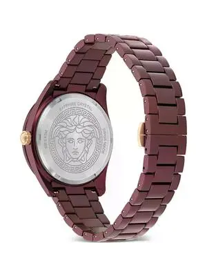 Versace Dome 42mm Bracelet Watch - Red
