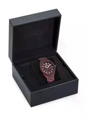 Versace Dome 42mm Bracelet Watch - Red
