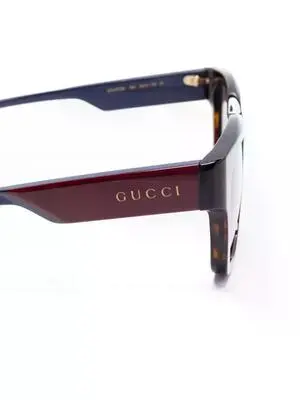 Gucci Square-frame Sunglasses - Brown