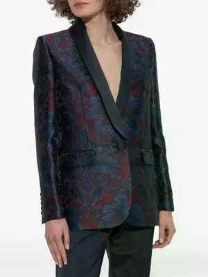 Etro Paisley-pattern Shawl-lapel Blazer