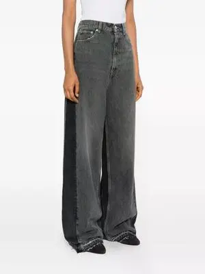 Stella McCartney Tonal Panelled Straight Leg Jeans