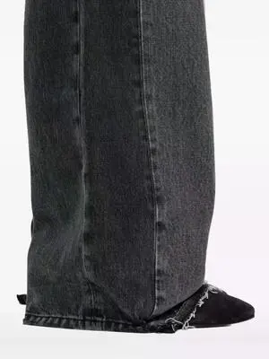 Stella McCartney Tonal Panelled Straight Leg Jeans