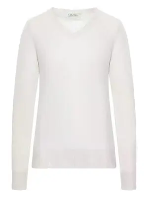Max Mara Long-sleeve V-neck Sweater