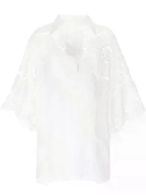 Zimmermann Floral-embroidered Blouse