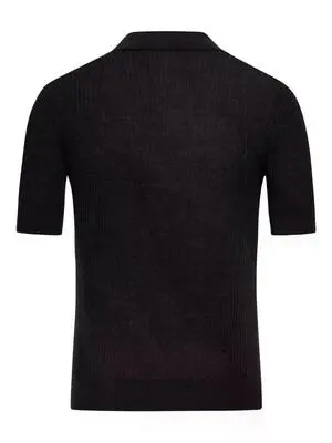 Max Mara Ribbed V-neck T-shirt