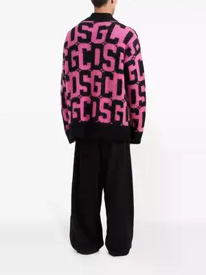 Gcds Monogram-pattern Cardigan