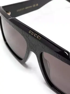 Gucci Guccissima Square-frame Sunglasses