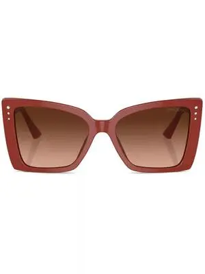 JIMMY CHOO Rectangle-frame Sunglasses