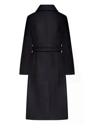 Max Mara Double-breasted Coat - Black