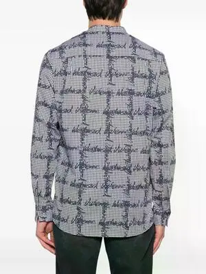 VIVIENNE WESTWOOD Logo-checked Shirt - Black