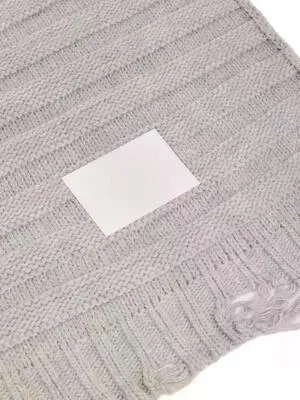 MAISON MARGIELA Knitted Scarf - Grey