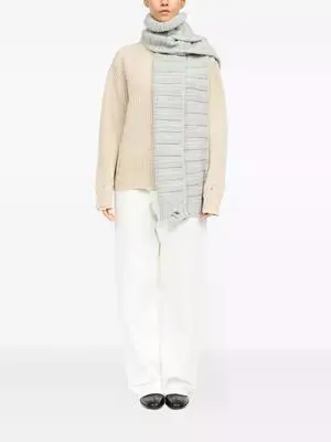 MAISON MARGIELA Knitted Scarf - Grey