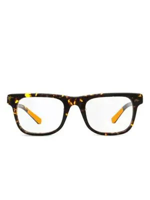 Shinola Rectangle Tortoise Glasses - Brown
