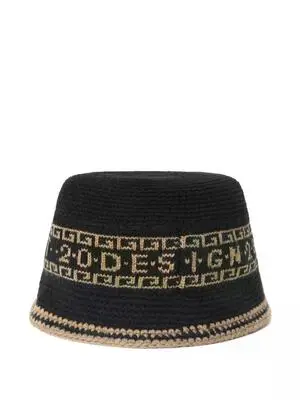 THISISNEVERTHAT Crochet Band Bucket Hat - Black