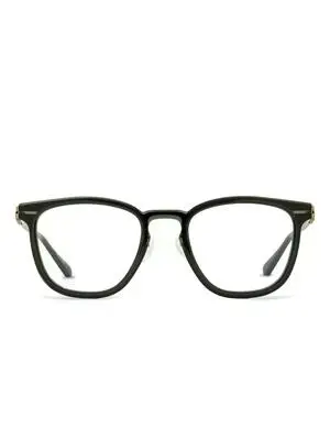 Shinola Keyhole-bridge Square Eyeglasses - Black