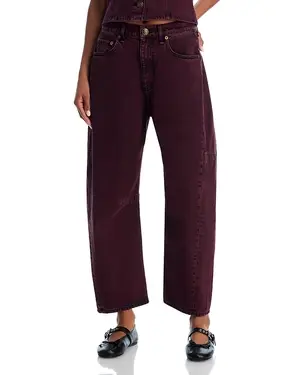 Women's Burnt Burgundy Jeans
