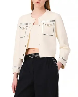 Maje Cropped Cardigans For Women
