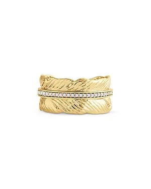 ANABEL ARAM Feather Ring - Gold