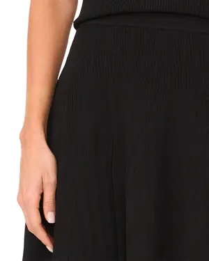 Ted Baker London Pointelle Mini Skirt - Rich Black