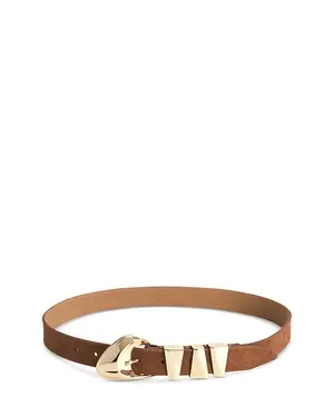 Ettika Western Leather Belt - Mocha