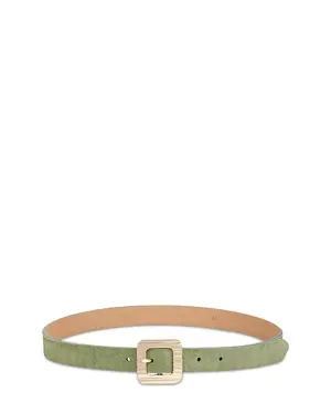 Ettika Suede Leather Belt - Olivine