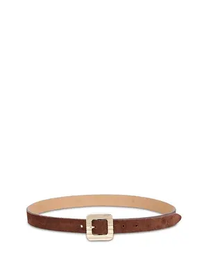 Ettika Suede Leather Belt - Warm Truff