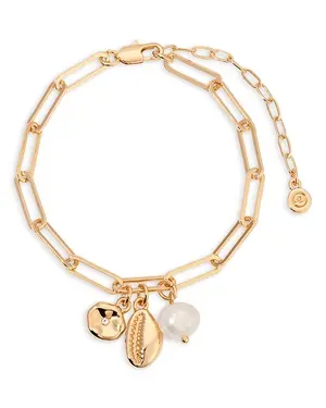 Ettika Golden Shores Charm Bracelet - Gold