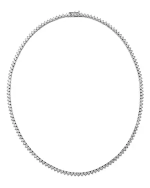 White Diamond Necklace Necklaces