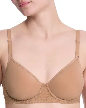 Natori Harmony Smooth Back Underwire Spacer T-shirt Bra - Buff